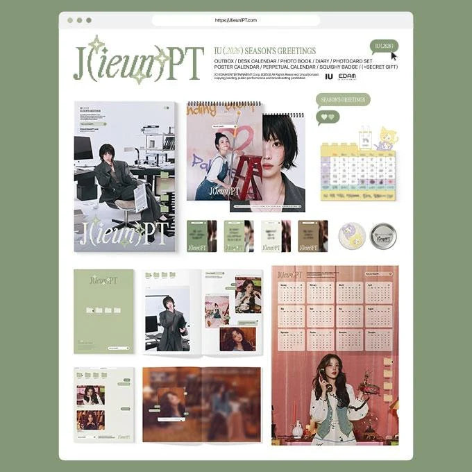PREORDER : IU - IU 2026 SEASON’S GREETINGS [J(IEUN)PT] - SOKOLLAB