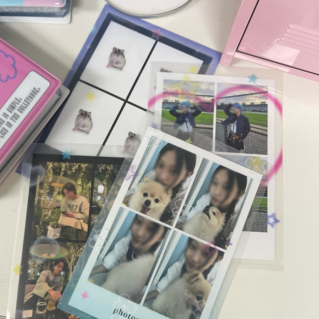 SOOANG STUDIO Four cut photo L holder doodle 1pc/design 3pcs/pack ...