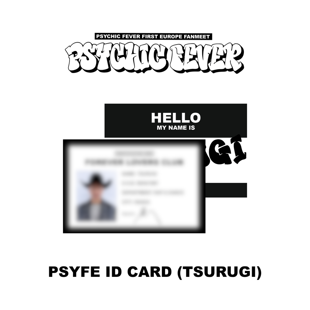 PSYCHIC FEVER 1ST EUROPE FANMEET TOUR MD : ID CARD - SOKOLLAB